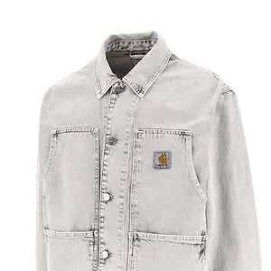 Carhartt Work In Progress Denim Double Front Jacket - Grey