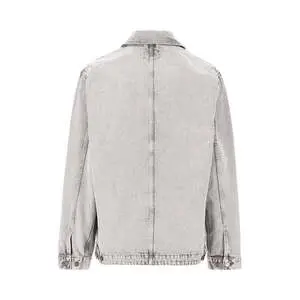 Carhartt Work In Progress Denim Double Front Jacket - Grey
