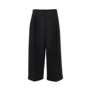 THE ROW Lior Wide Leg Cropped Pants