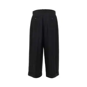 THE ROW Lior Wide Leg Cropped Pants