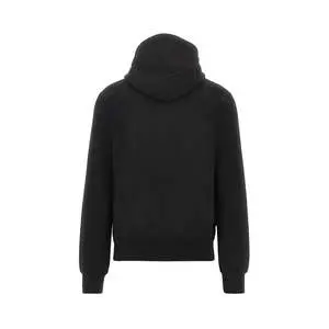 Dolce & Gabbana Full-zip Hoodie With Heraldic Patch