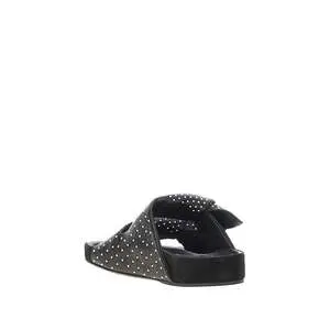 Isabel Marant Étoile Lennyo Bow Nappa Leather Studded Sandals