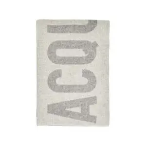 Jacquemus Jacquard Logo Wool Scarf - Grey