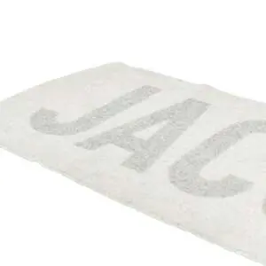 Jacquemus Jacquard Logo Wool Scarf - Grey