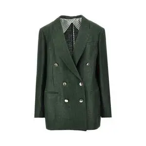 VITOVI Victory Herringbone Double-breasted Blazer