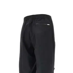 Herno Wool-blend Technical Canvas Drawstring Trousers