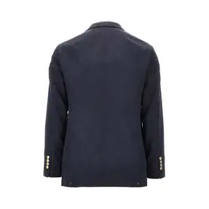 Brunello Cucinelli Silk And Linen Blend Twill Double-breasted Jacket