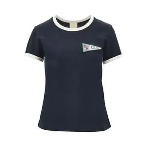 Emporio Armani Cotton Jersey T-shirt With Ea Club Patch
