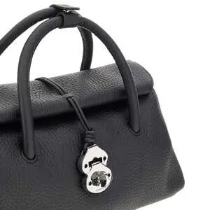 ZANELLATO Small Dotta Leather Bag - Black