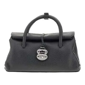 ZANELLATO Small Dotta Leather Bag - Black