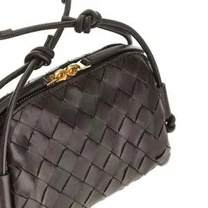 Bottega Veneta Intrecciato Leather Pouch - Brown