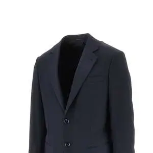 Giorgio Armani Soho' Virgin Wool Tailored Suit - Blue