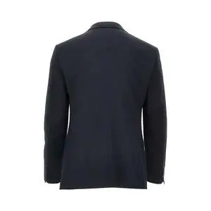 Giorgio Armani Soho' Virgin Wool Tailored Suit - Blue