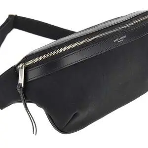 Saint Laurent Technical Canvas Belt Bag