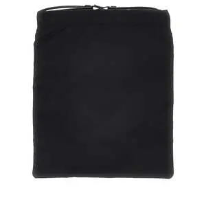 Prada Re-nylon Pouch With Saffiano Leather - Black