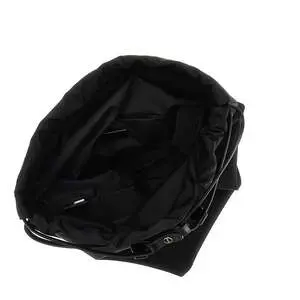 Prada Re-nylon Pouch With Saffiano Leather - Black