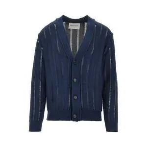 Amaranto V Neck Cardigans For Men