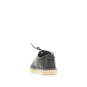 Emporio Armani Nappa Leather Lace-up Espadrilles