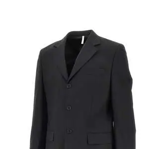 SUNFLOWER Tropical Wool Jacket - Black