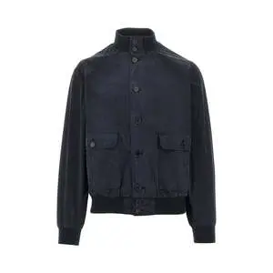 Aspesi Cotton Canvas Bober Jacket - Blue