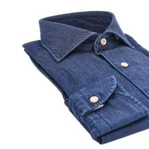 BORRIELLO NAPOLI Lightweight Denim Shirt
