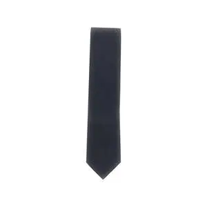Emporio Armani Jacquard Silk Necktie - Blue