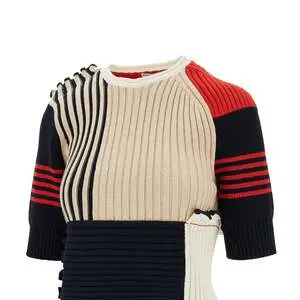 Bottega Veneta Cotton Patchwork Sweater