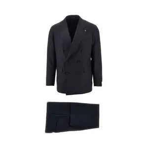 Tagliatore Super 110's Wool Tailored Suit - Blue