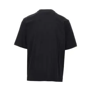 Herno Boxy Fit T-shirt With Nylon Pocket An - Black