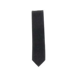Emporio Armani Jacquard Silk Neck Tie - Black