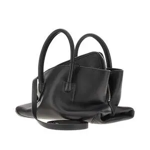 Attico La Passeggiata" Leather Mini Bag - Black