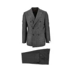 LUIGI BIANCHI Prince Of Wales Tailored Suit