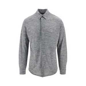 Emporio Armani Wool Jerey Hirt - Grey