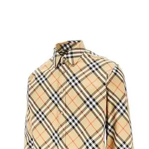 Burberry Check Poplin Shirt An - Multicolor
