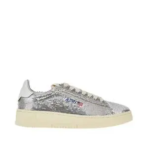 AUTRY Sparkling Dallas Low Top Sneakers - Silver