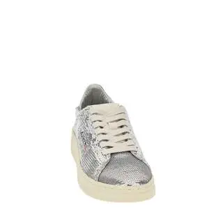 AUTRY Sparkling Dallas Low Top Sneakers - Silver