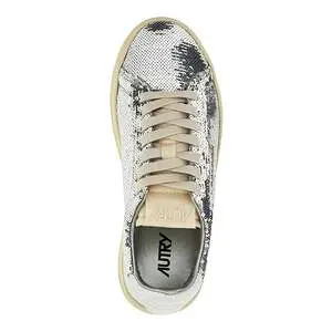 AUTRY Sparkling Dallas Low Top Sneakers - Silver