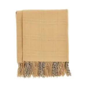 Burberry Check Wool Reversible Cape - Beige