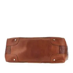 Brunello Cucinelli Grained And Woven Leather Travel Bag