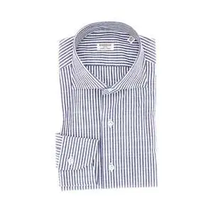 BORRIELLO NAPOLI Striped Cotton Shirt Man