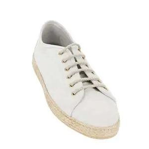 Brunello Cucinelli Suede Leather Lace-up Sneakers With Rope Sole