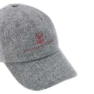 Brunello Cucinelli Wool, Linen, And Silk Baseball Cap