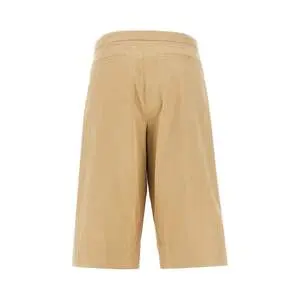 THE ROW Kalyan Gabardine Pleated Shorts
