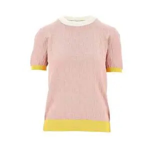 Fendi Jacquard Ff Knit T-shirt
