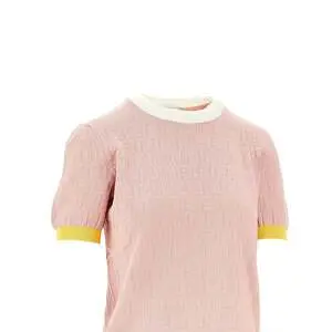 Fendi Jacquard Ff Knit T-shirt