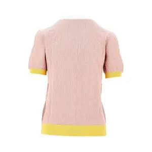 Fendi Jacquard Ff Knit T-shirt