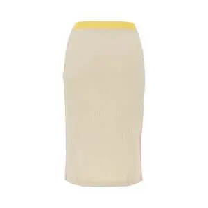 Fendi Ff Jacquard Knit Midi Skirt