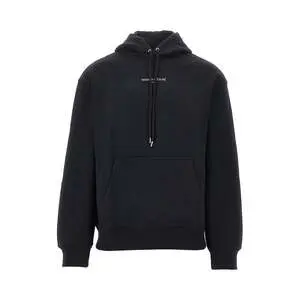 Maison Kitsuné Paris Embroidery Hoodie - Black