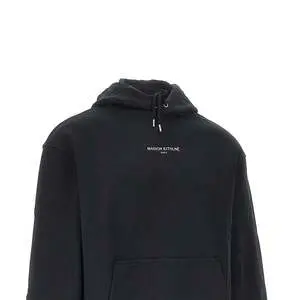 Maison Kitsuné Paris Embroidery Hoodie - Black
