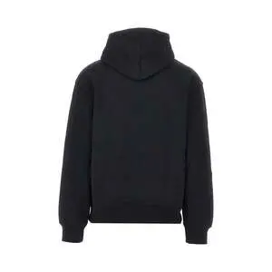 Maison Kitsuné Paris Embroidery Hoodie - Black